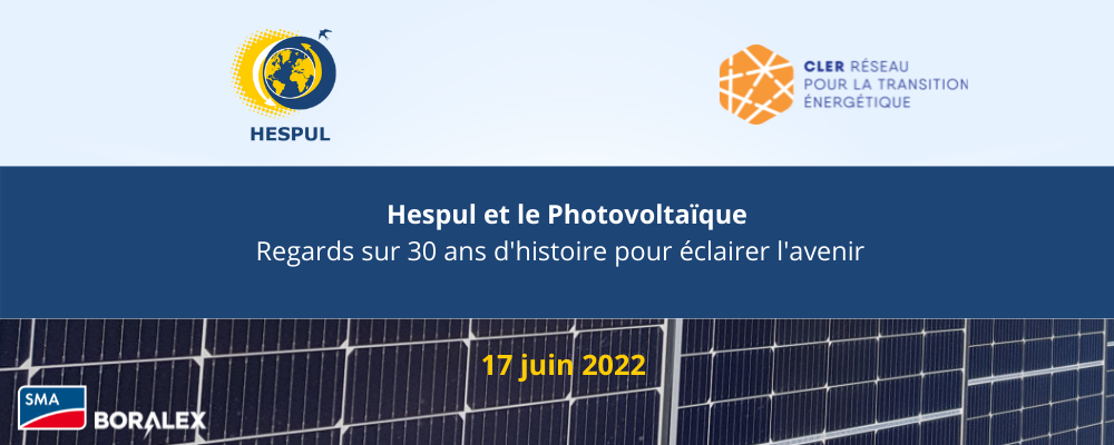 Hespul - Hespul et le Photovoltaïque - Regards sur 30 ans d’histoire ...